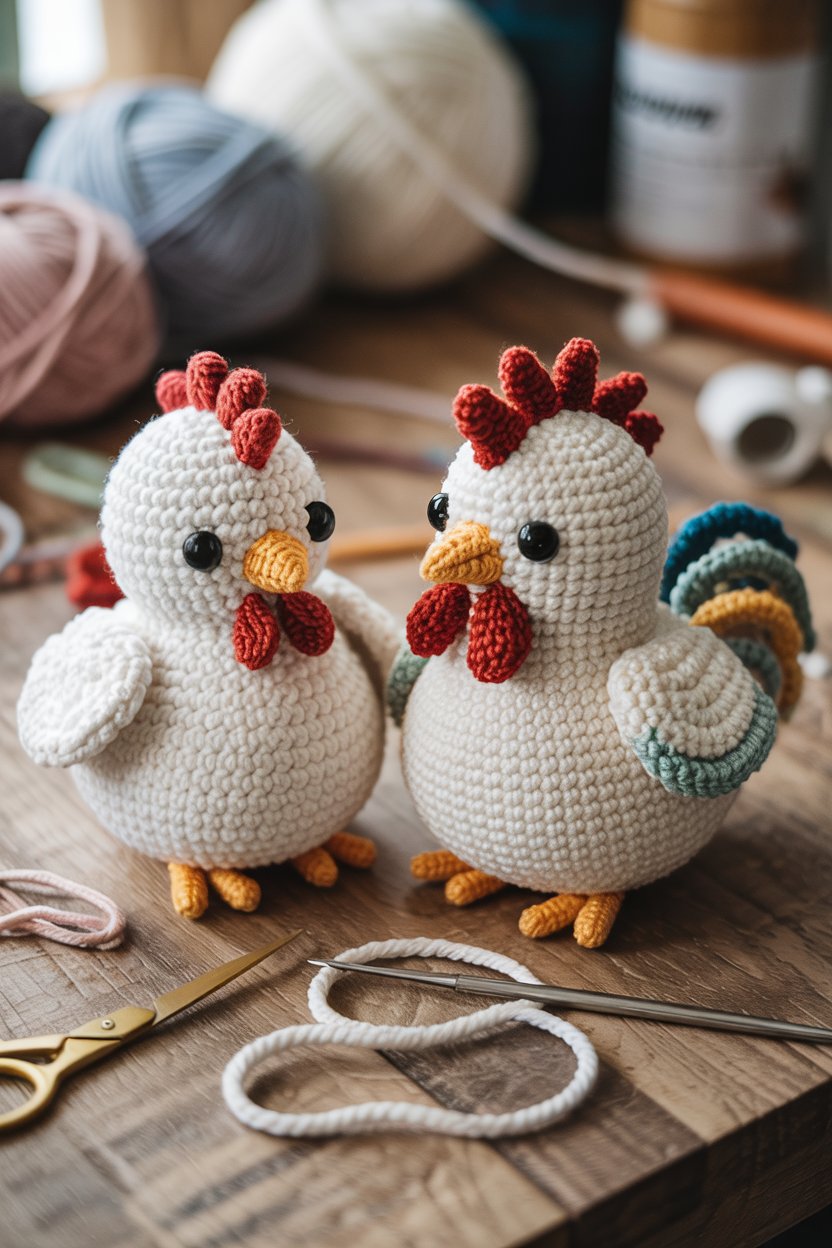 18 Cute Chicken Amigurumi Free Patterns You’ll Absolutely Love to ...